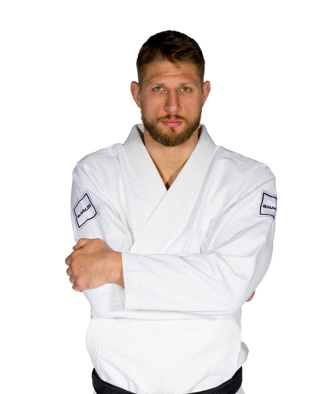 Rebel Pro Comp BJJ Gi White – Braus Fight USA